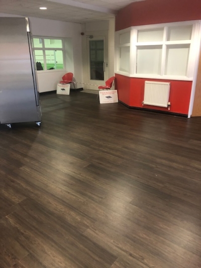 Football stadium reception foyer – A.G Flooring Limited | Commercial ...